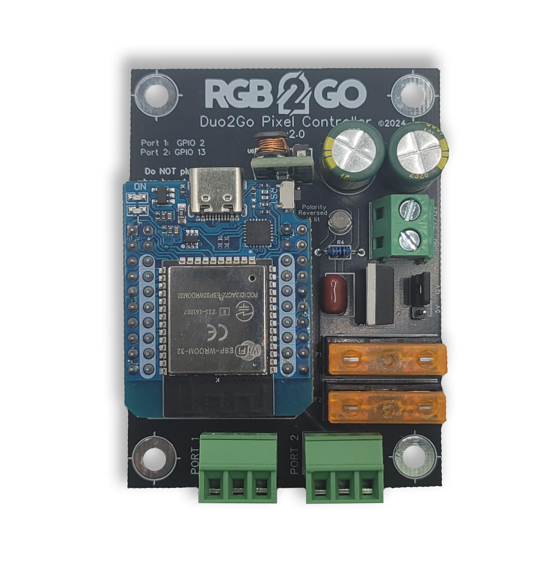 Duo2Go Wi-Fi Pixel Controller (Rev 2.0) – RGB Warehouse