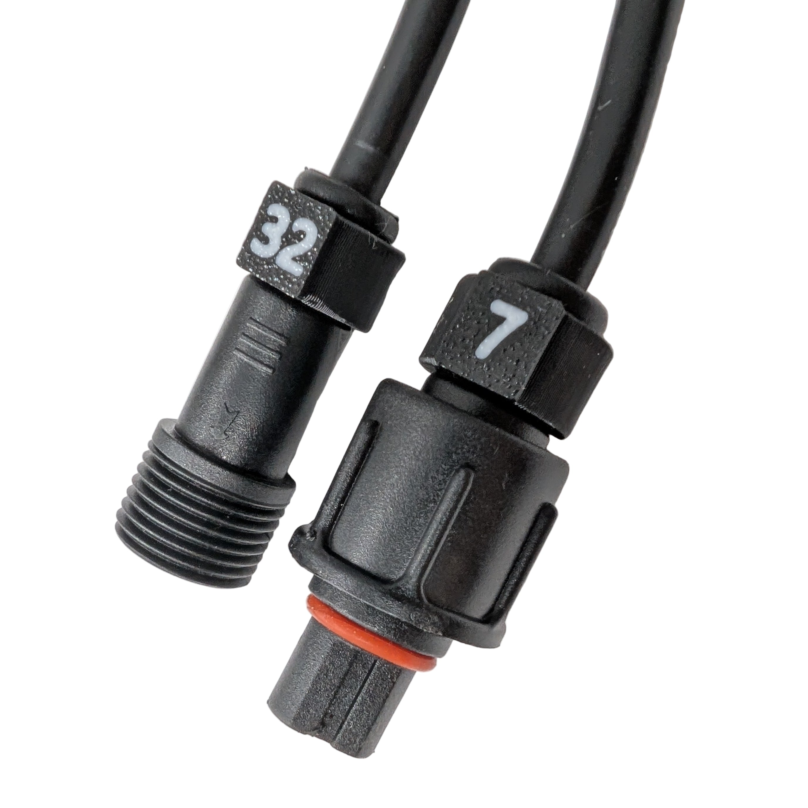 Cable ID Clips – Controller Pigtail Identification Label Sets – RGB ...
